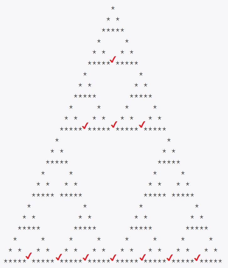 [BOJ. 2448] 별 찍기 - 11